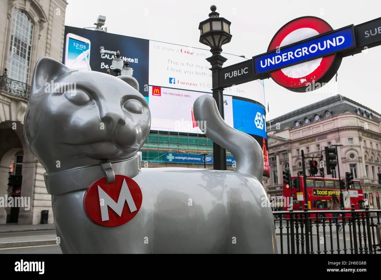 A larger than life Monopoly Cat has arrived in London, in a bid to show ...