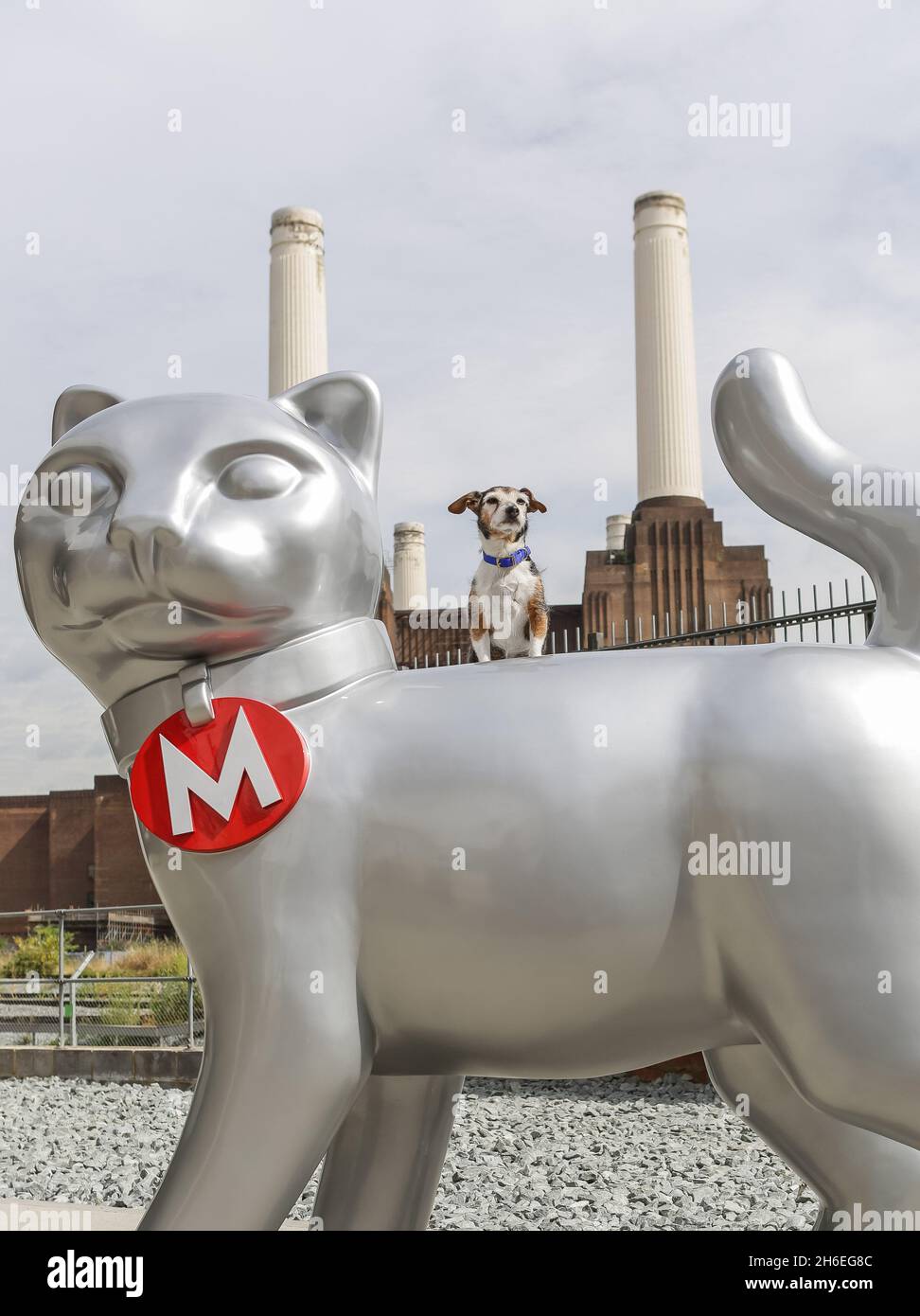A larger than life Monopoly Cat has arrived in London, in a bid to show ...