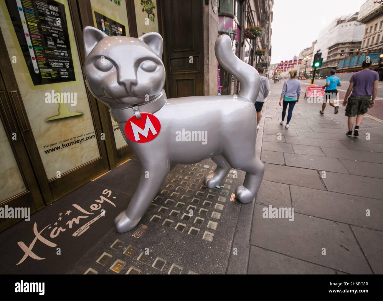 A larger than life Monopoly Cat has arrived in London, in a bid to show ...