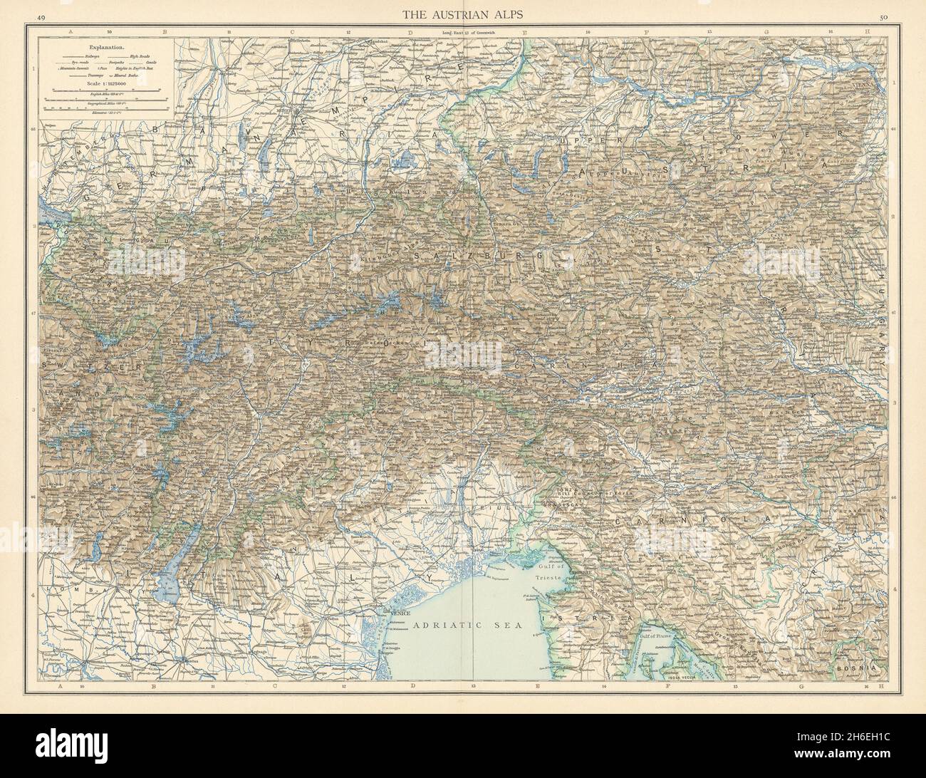 Eastern Alps. Austrian Bavarian Italian Julian. Glaciers Tyrol. TIMES ...