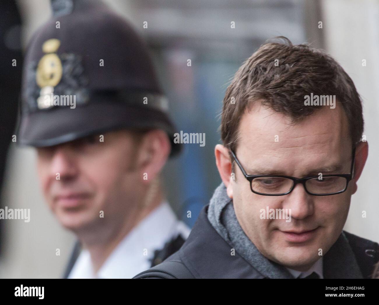 Former News of the World editor Andy Coulson arrives at the Old Bailey ...