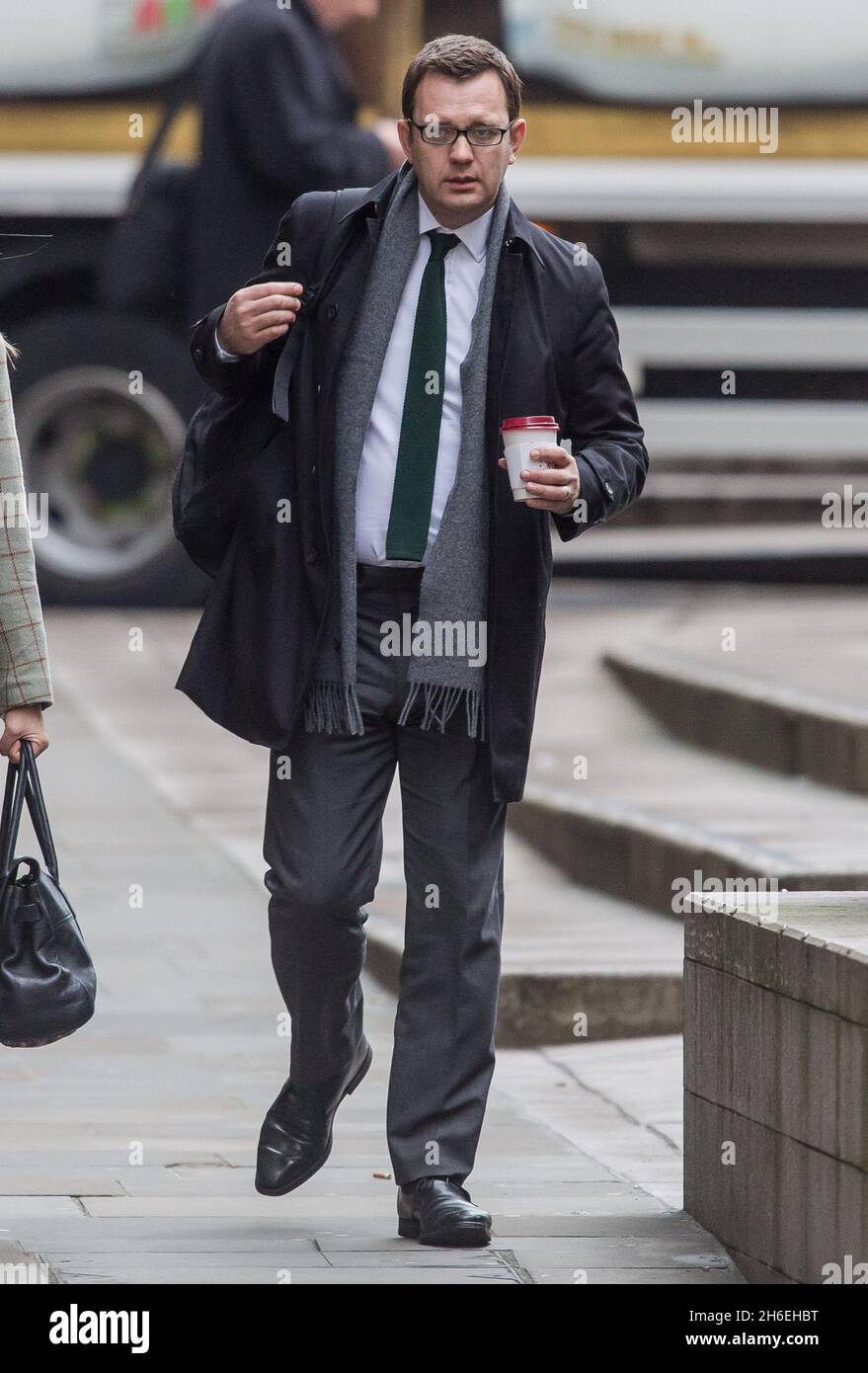 Former News of the World editor Andy Coulson arrives at the Old Bailey ...