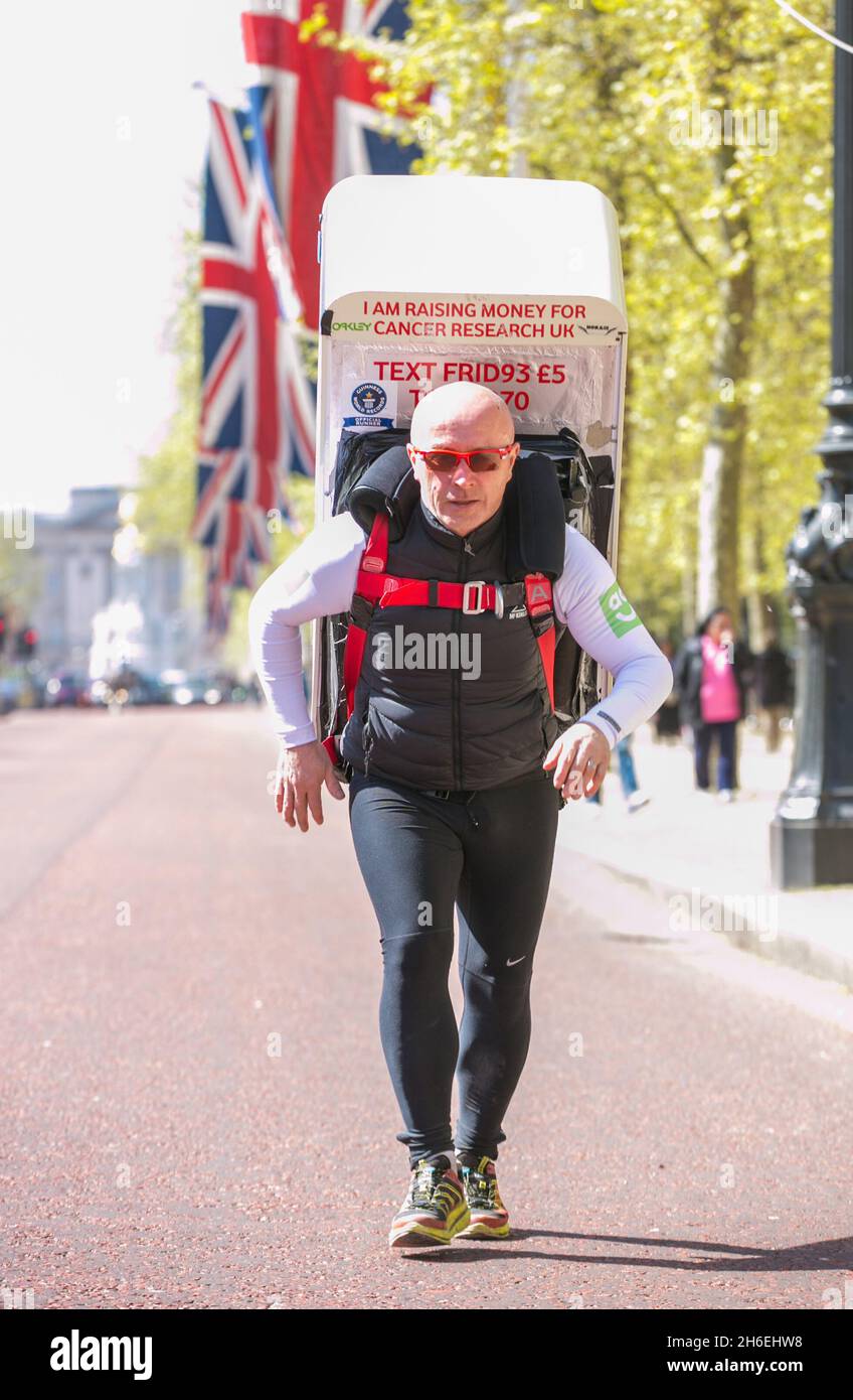 Charity runner Tony Phoenix-Morrison, known as Tony the Fridge on The ...
