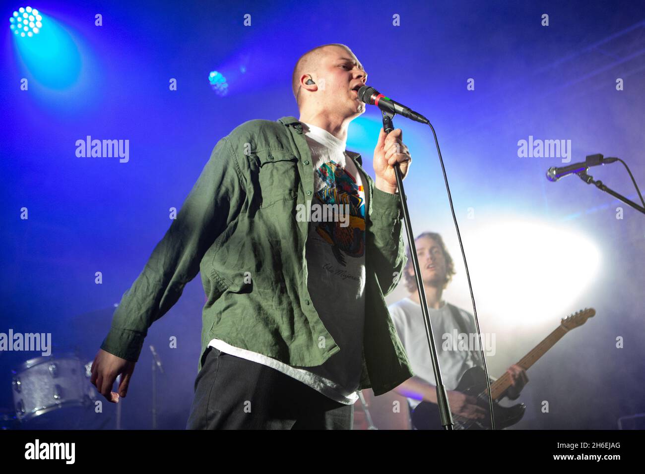 Oslo, Norway. 22nd, October 2021. The Norwegian rock band Lüt performs ...