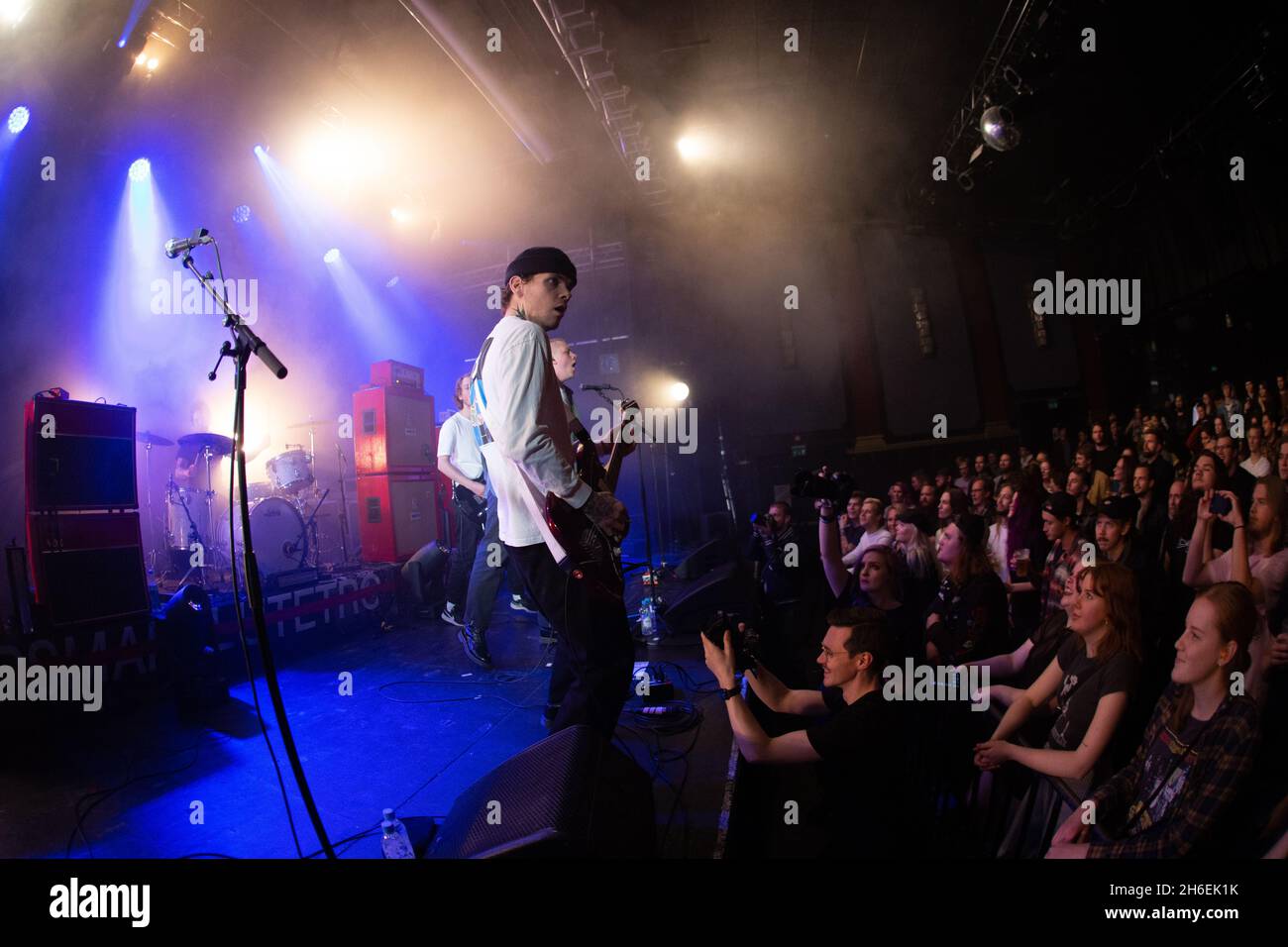Oslo, Norway. 22nd, October 2021. The Norwegian rock band Lüt performs ...