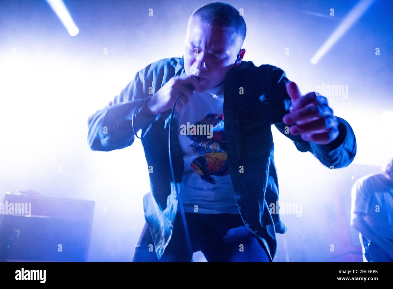 Oslo, Norway. 22nd, October 2021. The Norwegian rock band Lüt performs ...
