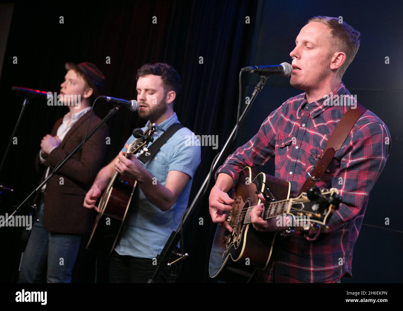 Laurance Fox and Freddie Fox perform at Google HQ in support of the ...