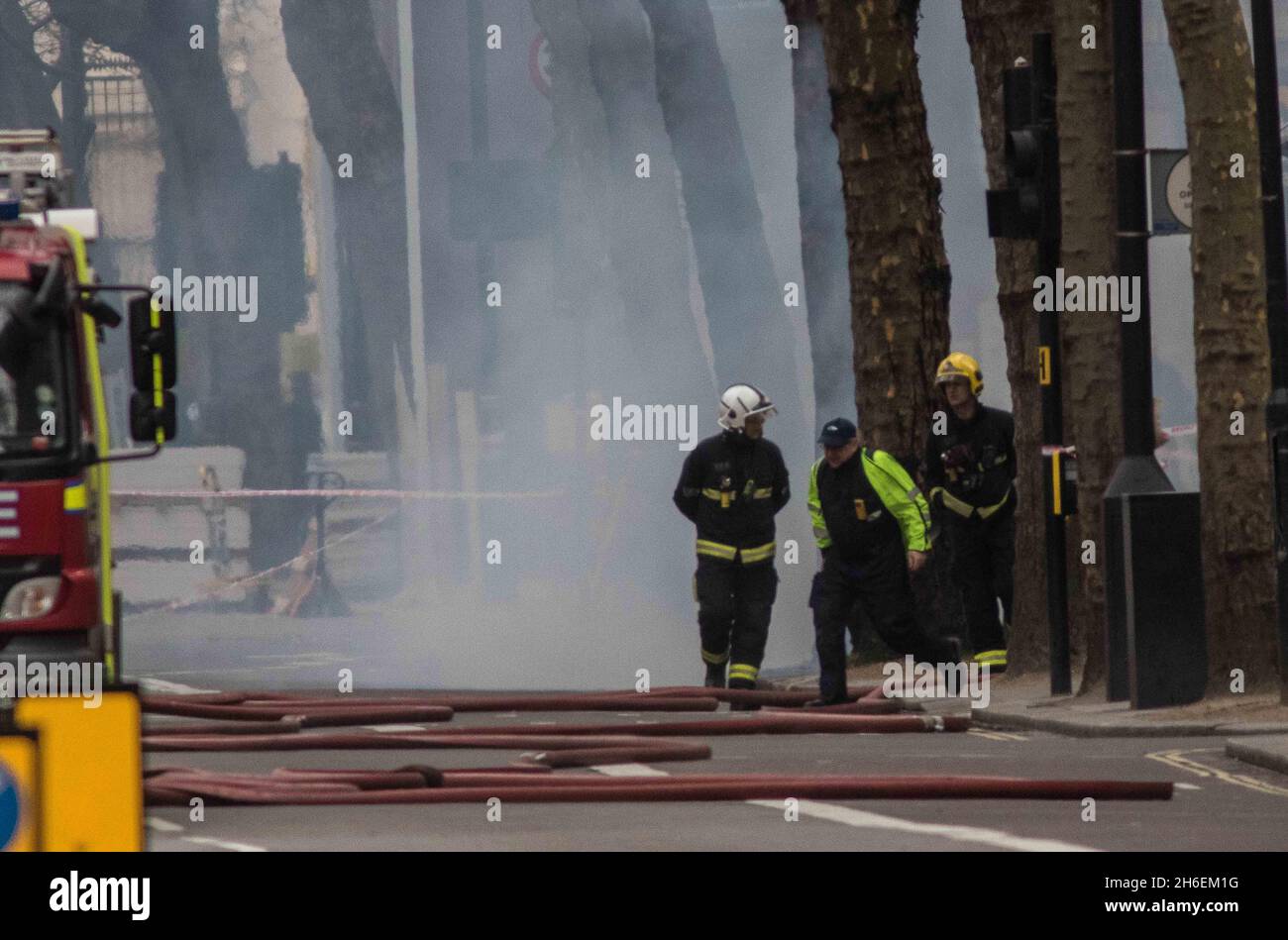 Working with a fire hi-res stock photography and images - Alamy