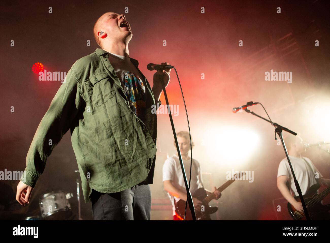 Oslo, Norway. 22nd, October 2021. The Norwegian rock band Lüt performs ...