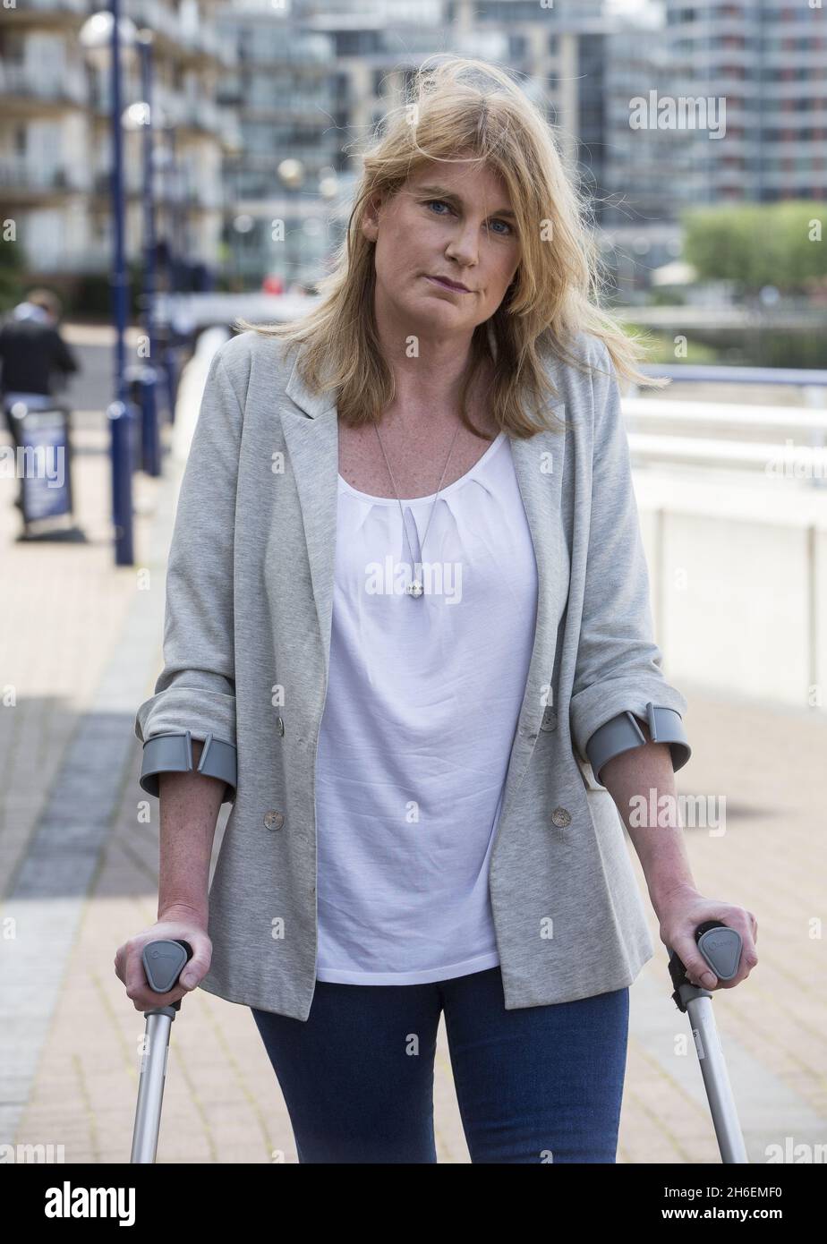 Sally Bercow, wife of John Bercow leaves her flat in Battersea this ...