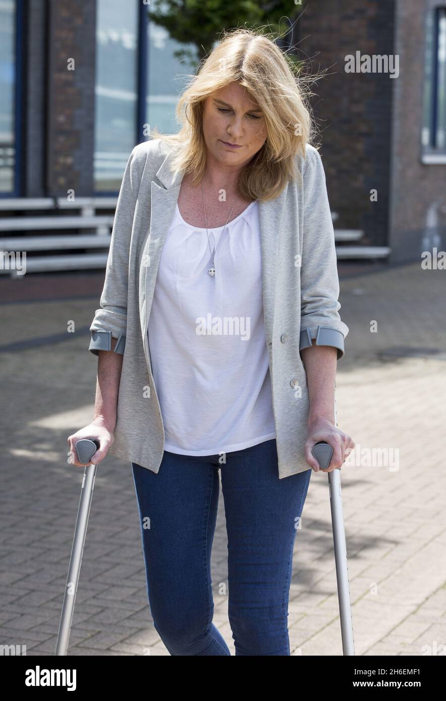 Sally Bercow, wife of John Bercow leaves her flat in Battersea this ...