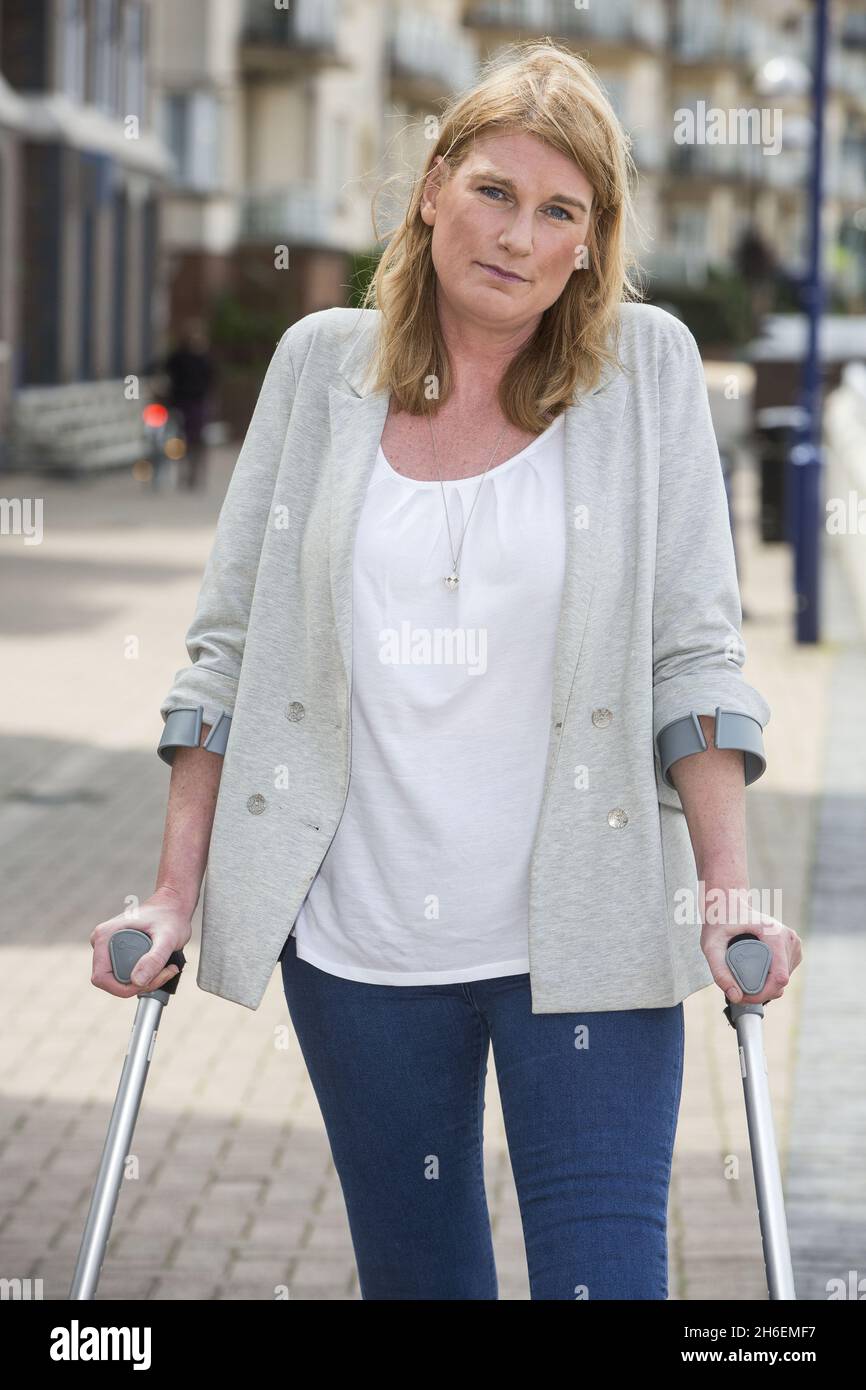 Sally Bercow, wife of John Bercow leaves her flat in Battersea this ...
