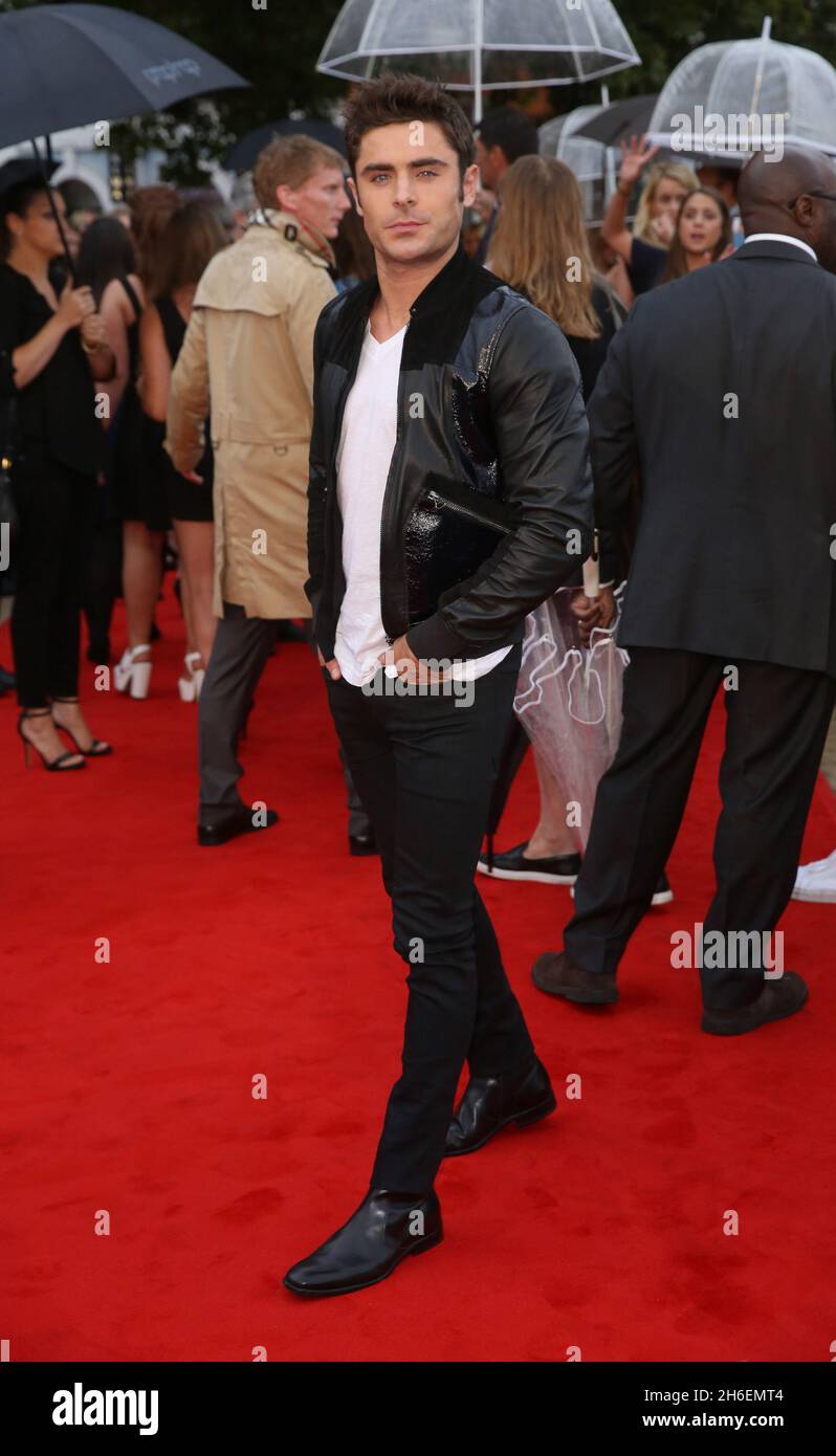 Zac Efron arrives for the European film premiere of We Are Your Friends ...