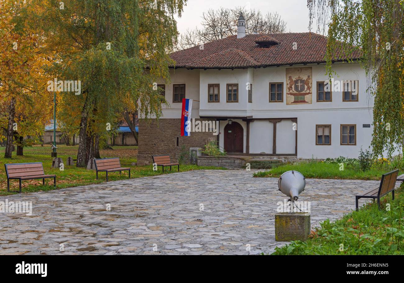 Cacak, Serbia - November 07, 2021: National Museum in Historic Building ...