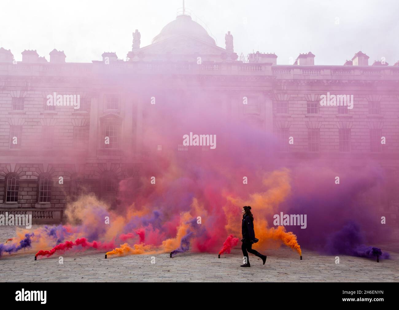 Artist Filippo Minelli's Silence / Shapes ... Letting off a series of ...