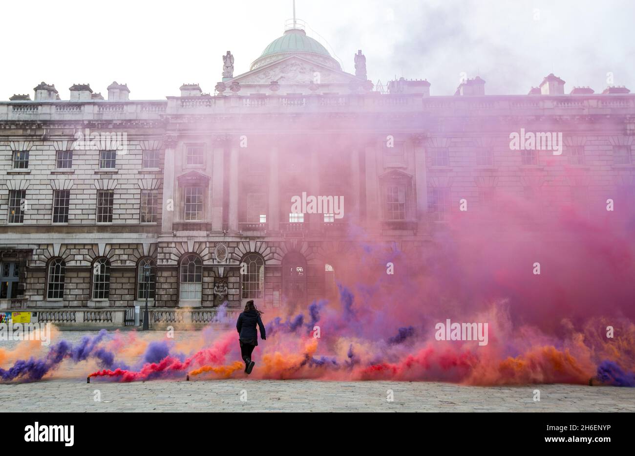 Artist Filippo Minelli's Silence / Shapes ... Letting off a series of ...