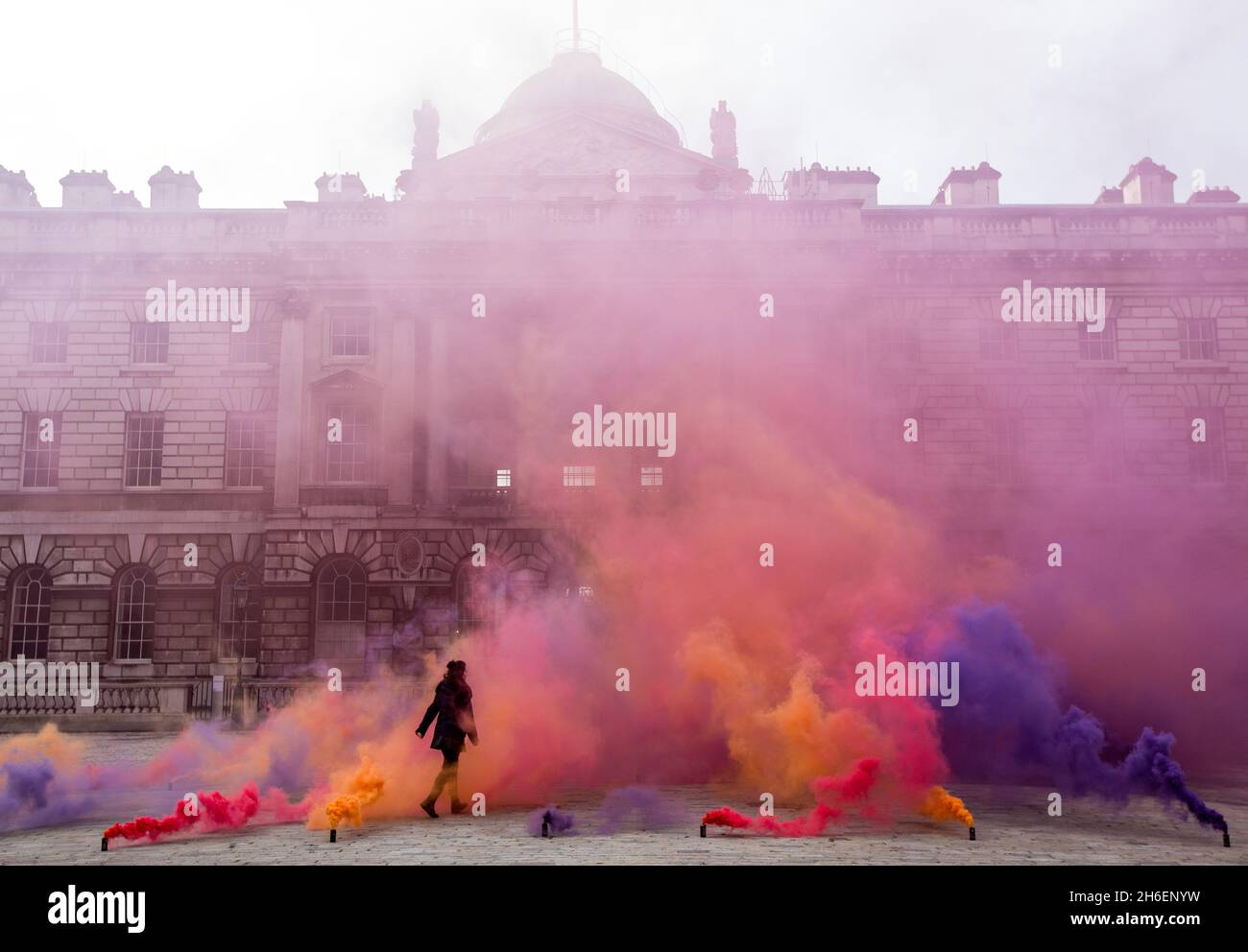Artist Filippo Minelli's Silence / Shapes ... Letting off a series of ...