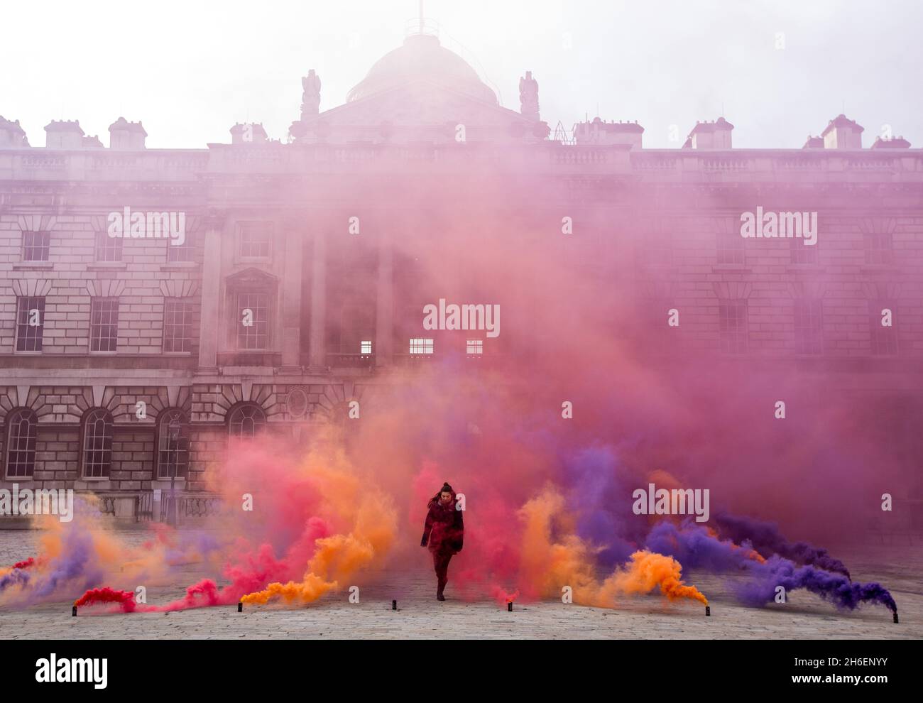 Artist Filippo Minelli's Silence / Shapes ... Letting off a series of ...