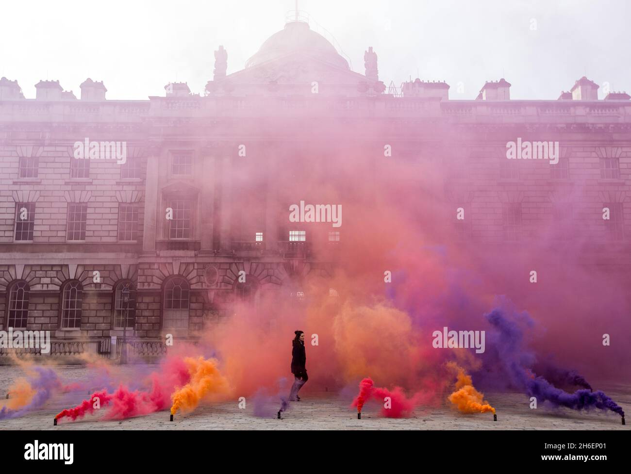 Artist Filippo Minelli's Silence / Shapes ... Letting off a series of ...