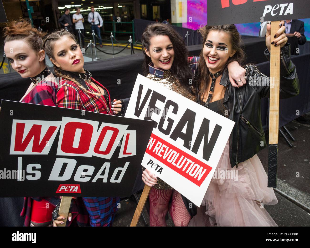 As London celebrates 40 years of punk, PETA activists showed up at the ...