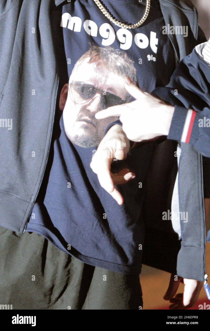 A Goldie Looking Chain member shows his support for fellow band mate ...