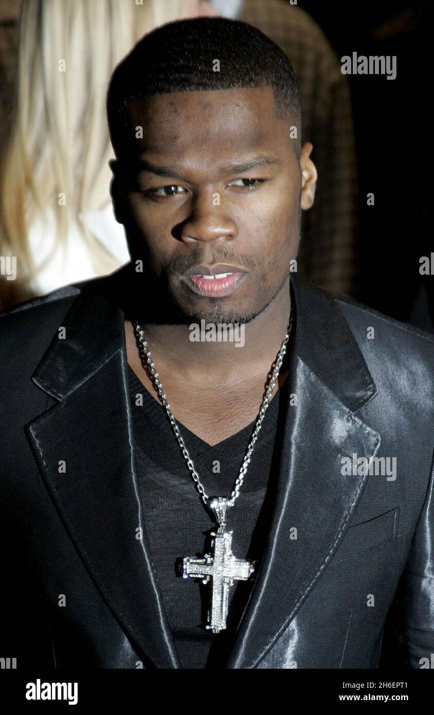Rapper Curtis ' 50 Cent ' Jackson arrives at the Empire in Leicester Square, London , for the ...