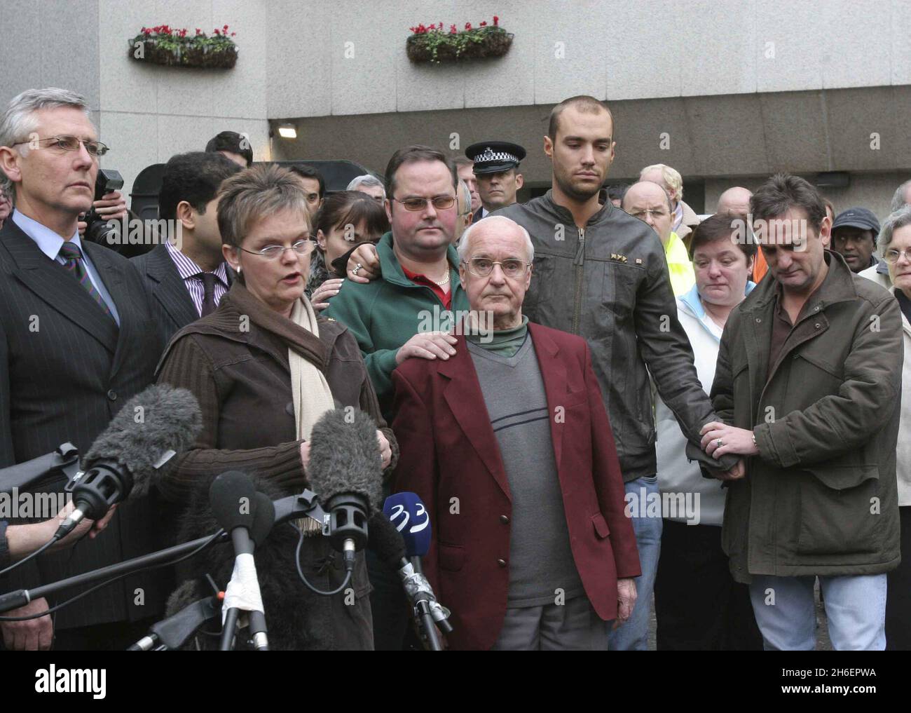 Calum Best, Dickie Best and members of the family along with Denis Law ...