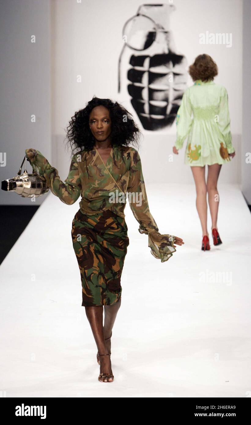 Boy George B-Rude catwalk show at London Fashion Week Stock Photo - Alamy