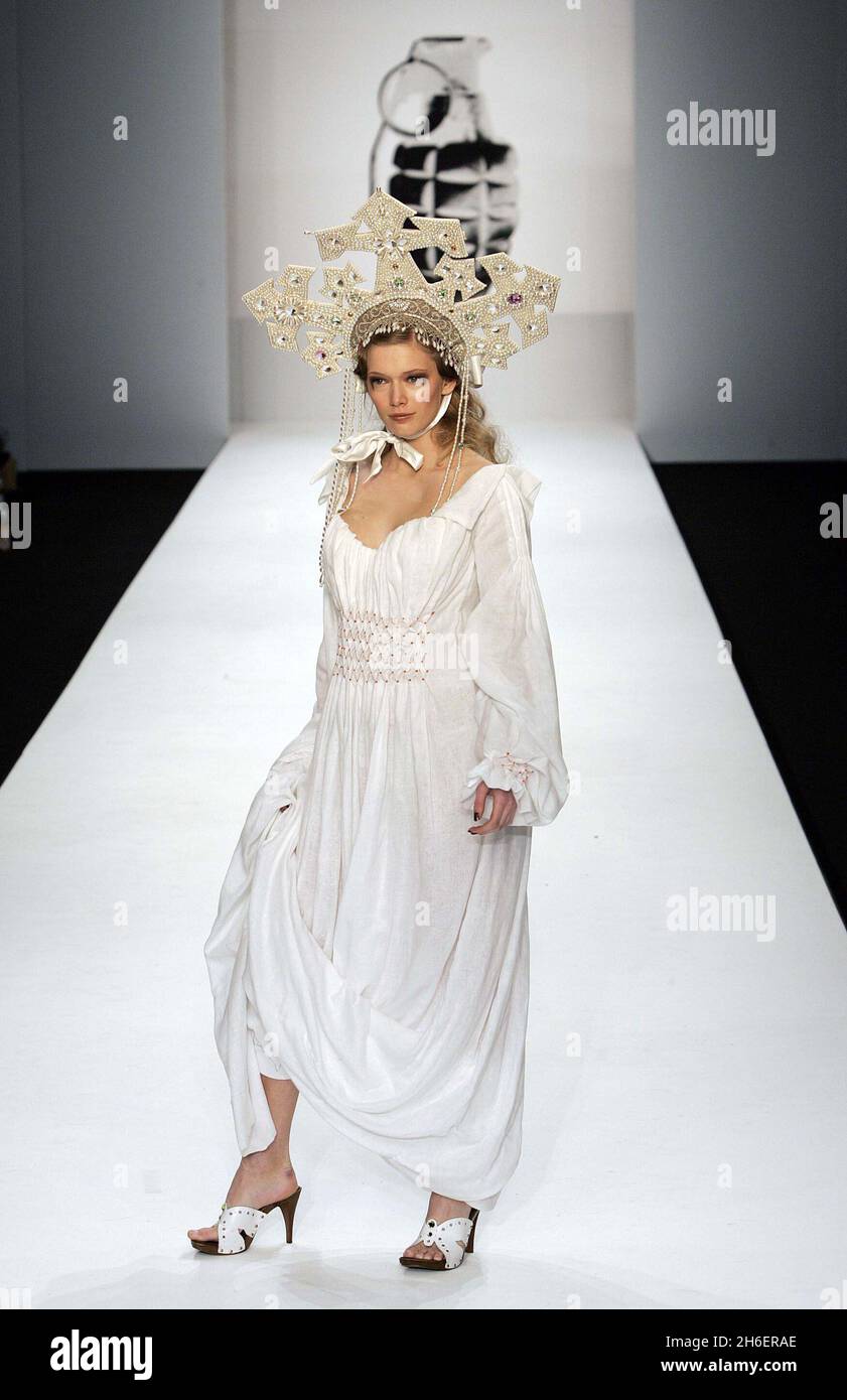 Boy George B-Rude catwalk show at London Fashion Week Stock Photo - Alamy