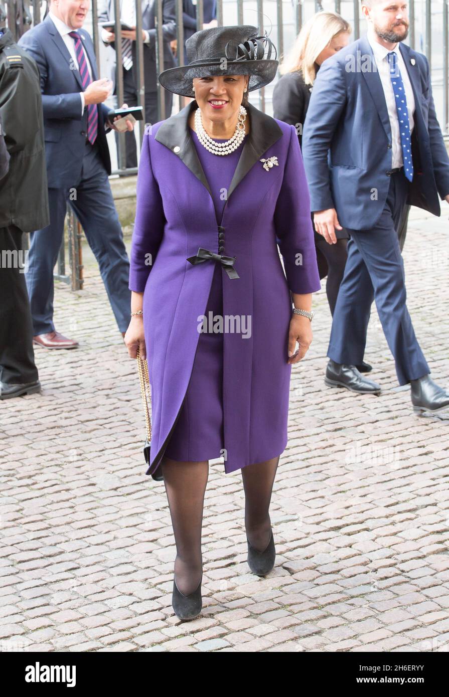 Baroness Scotland of Asthal arrives Stock Photo - Alamy