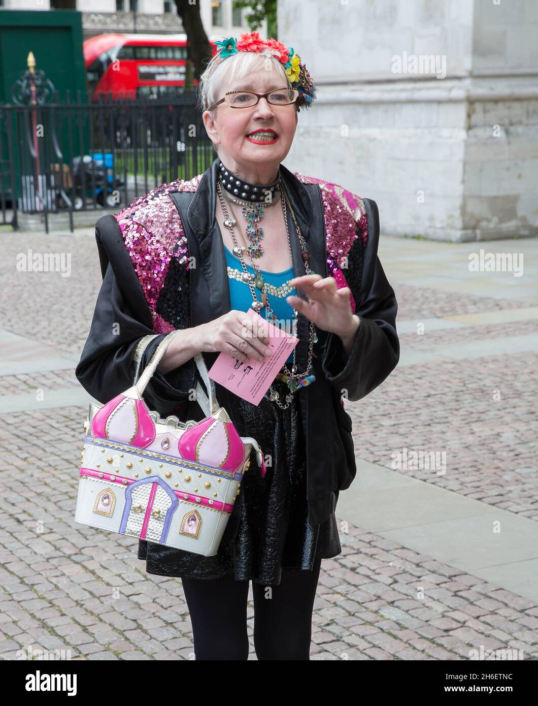 Sue Pollard attends Ronnie Corbett memorial service held at Westminster ...