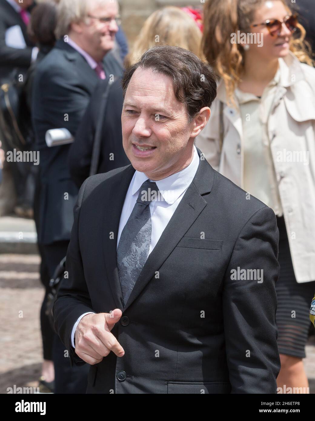 Reece Shearsmith attends Ronnie Corbett memorial service held at ...