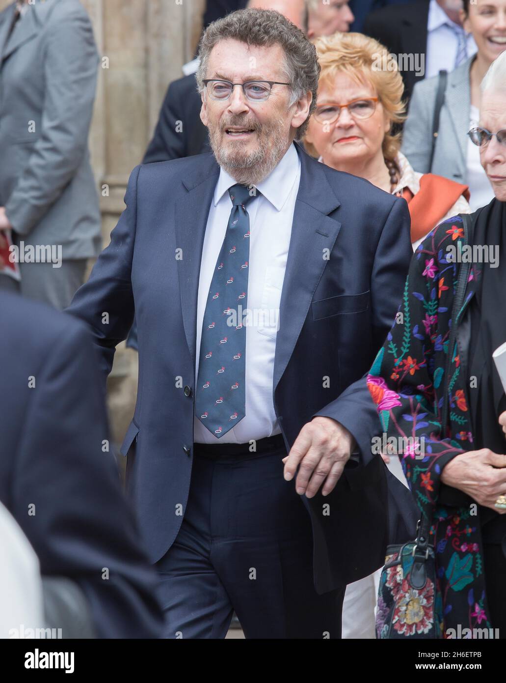 Robert Powell attends Ronnie Corbett memorial service held at ...