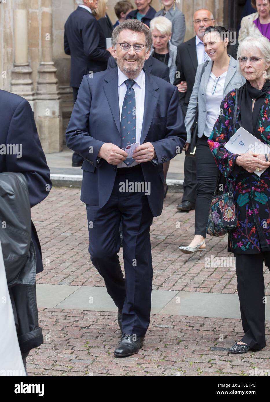 Robert Powell attends Ronnie Corbett memorial service held at ...