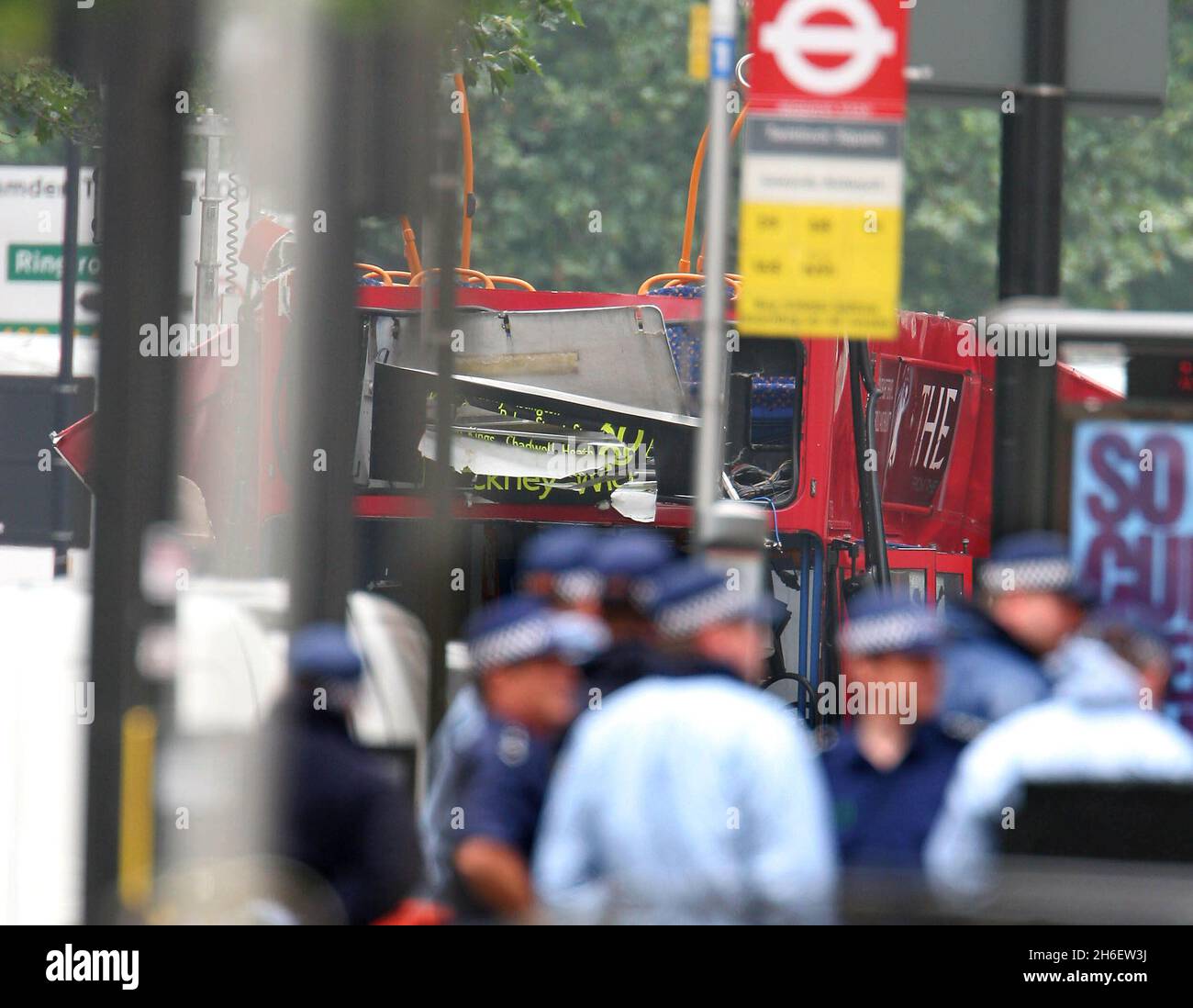 Tavistock square bus bomb hi-res stock photography and images - Alamy