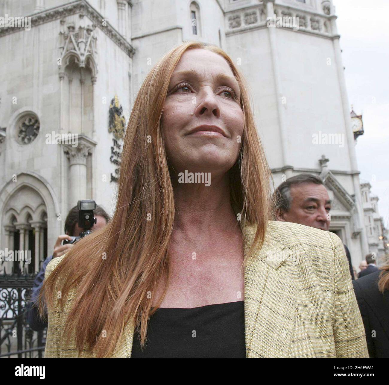 Deborah Tate, sister of murdered actress Sharon Tate, leaving the high ...