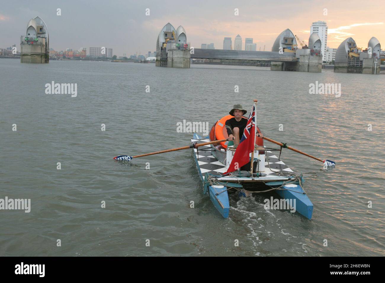 Tim Fizthigham finishes the last leg of his 250km journey from France ...