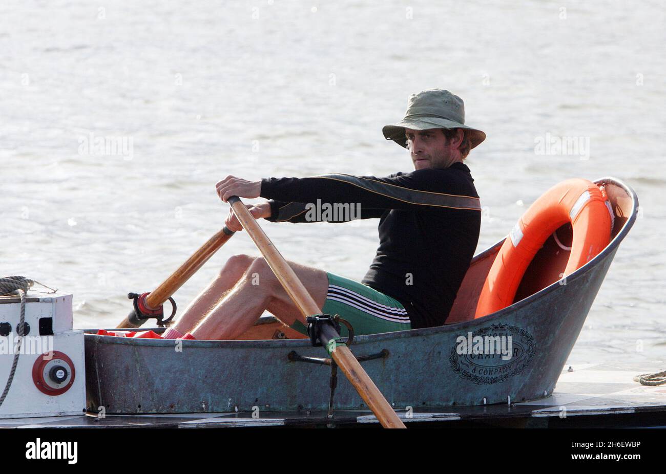 Tim Fizthigham finishes the last leg of his 250km journey from France ...