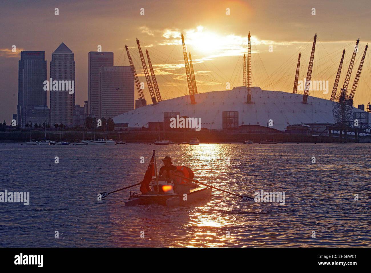 Tim Fizthigham finishes the last leg of his 250km journey from France ...