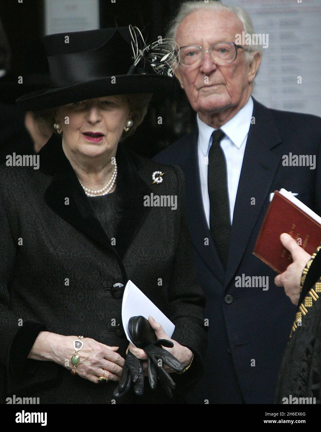 The funeral of former Secretary of State for War John Profumo at St ...