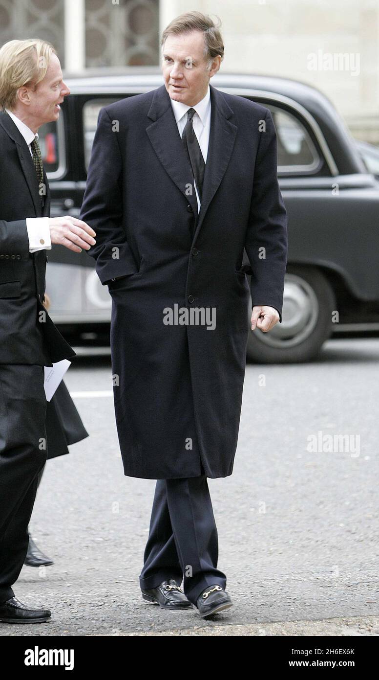 The funeral of former Secretary of State for War John Profumo at St ...