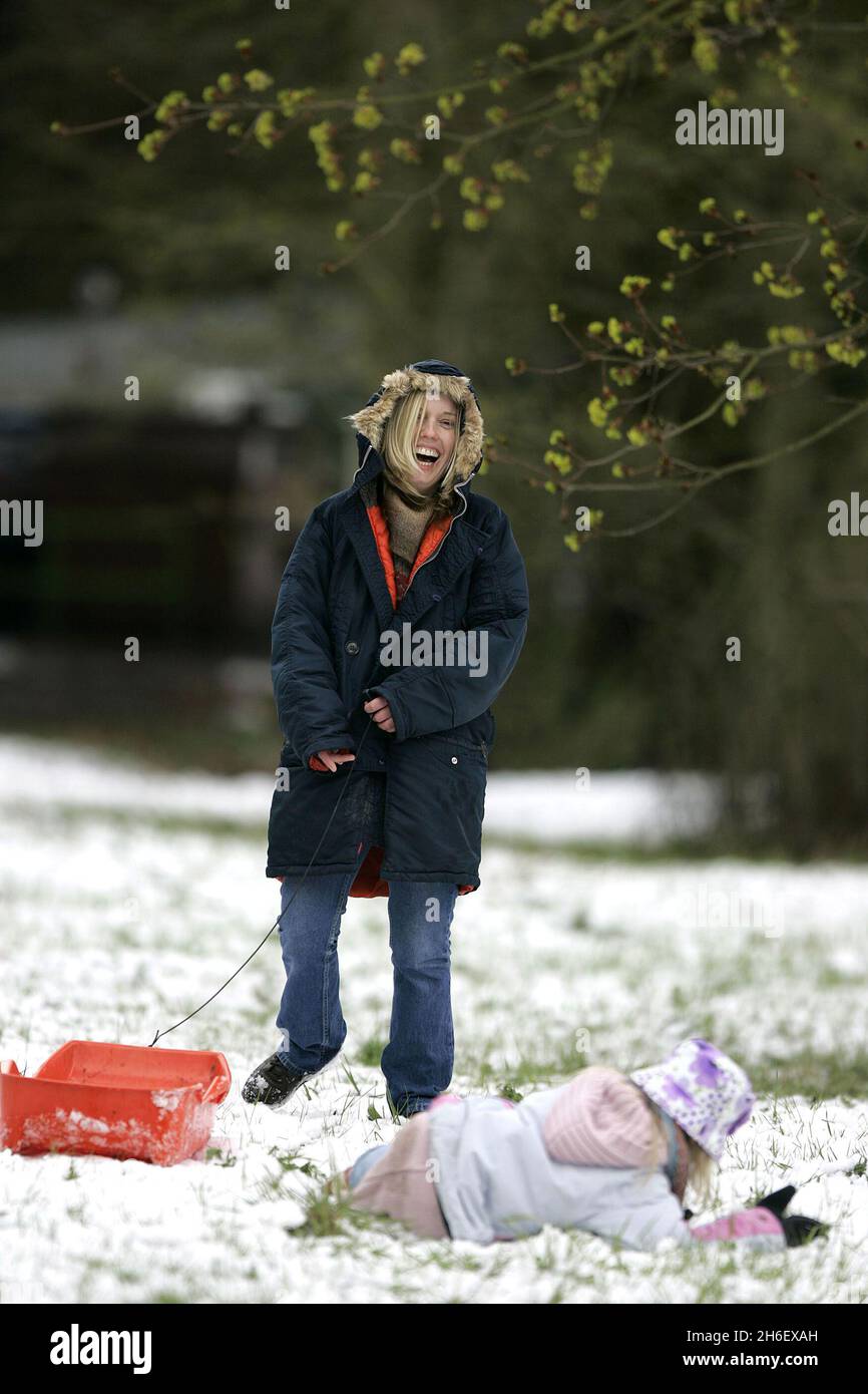 Snow in Kent Stock Photo - Alamy
