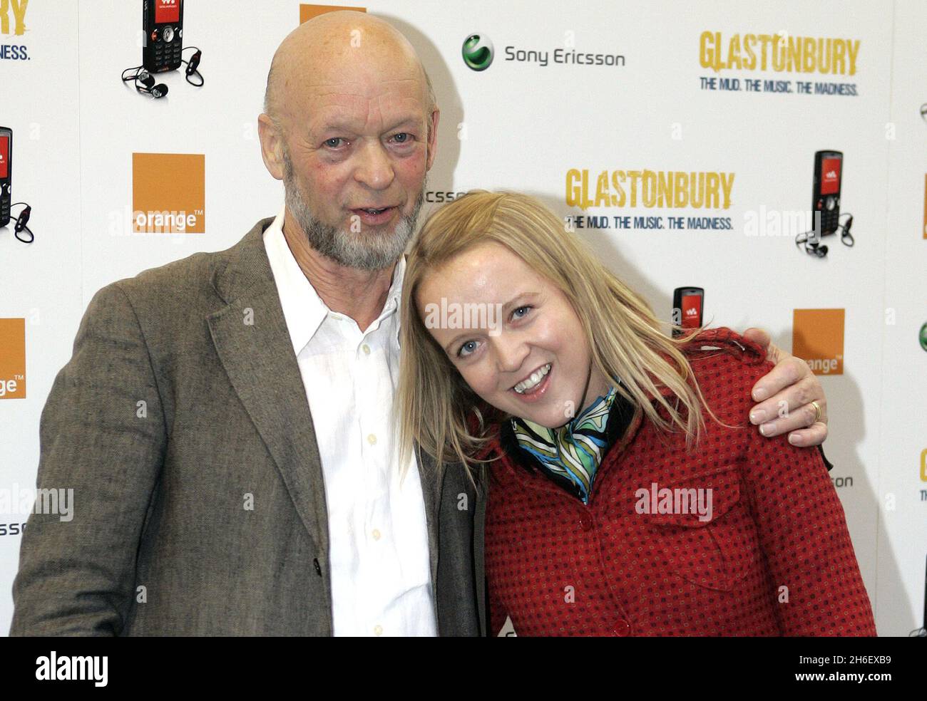 Michael Eavis and daughter Emily attending Stock Photo - Alamy