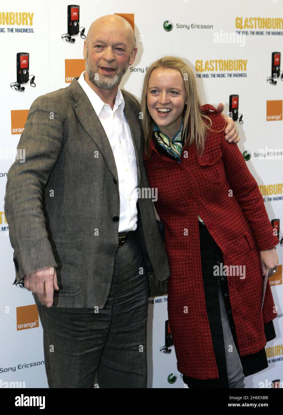 Michael Eavis and daughter Emily attending Stock Photo - Alamy