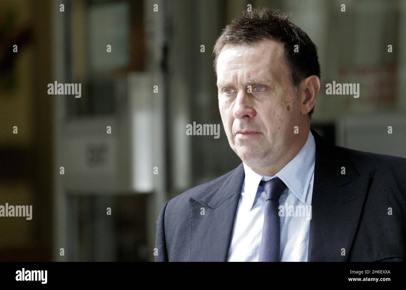 Clive Goodman leaving court Stock Photo - Alamy