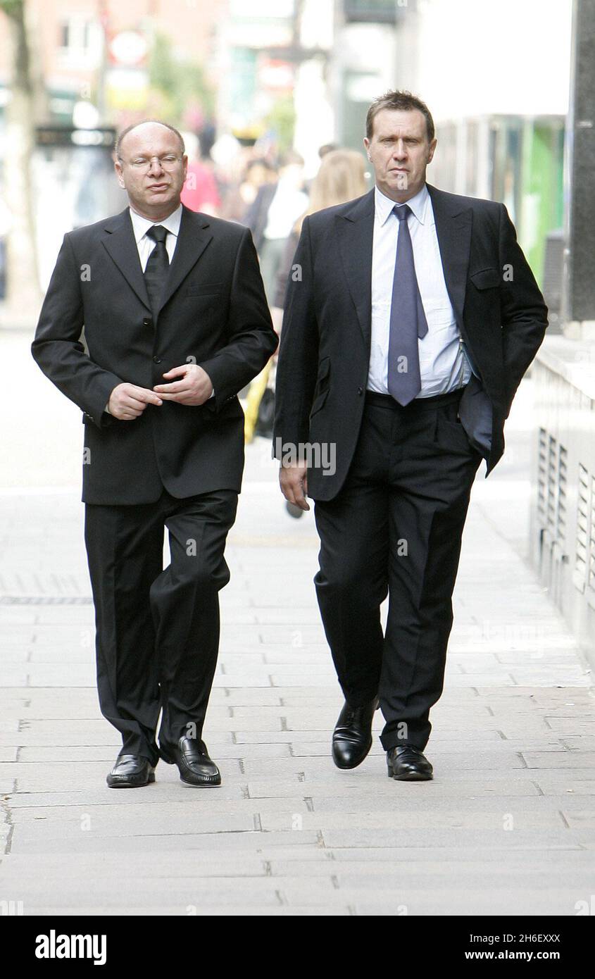 Clive Goodman arriving at court Stock Photo - Alamy