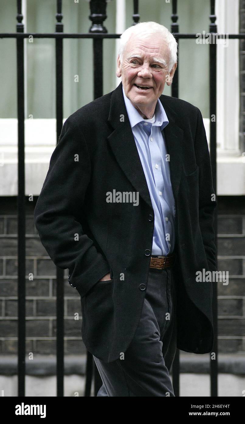 Cherie Blair's father, actor Tony Booth pays a visit to Downing Street ...