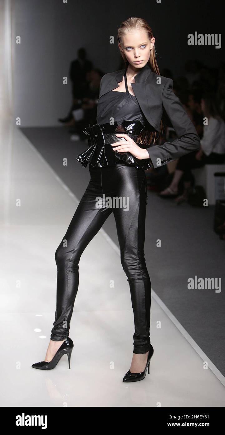 Noir, the opening catwalk show of London fashion week went against the ...