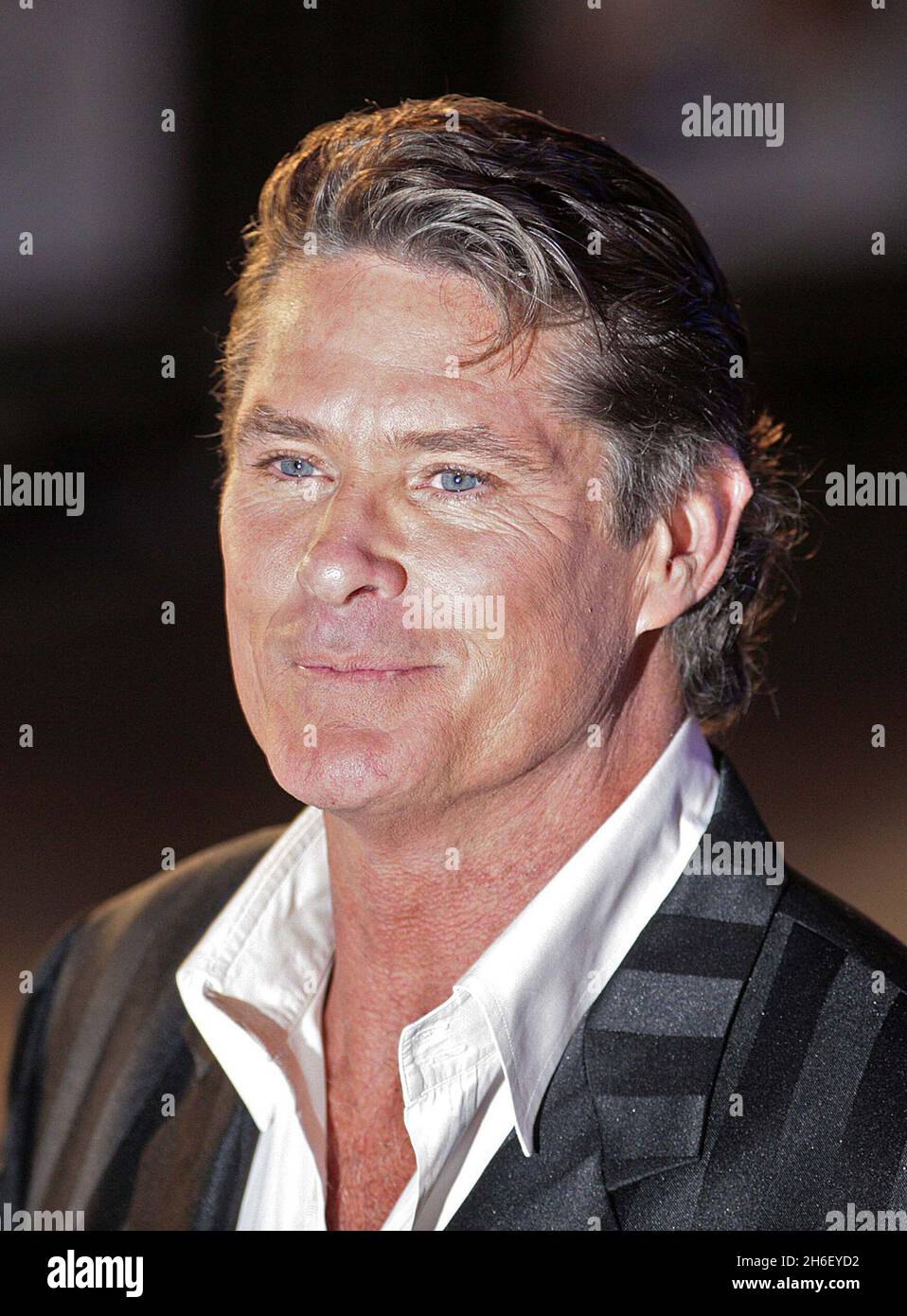 David Hasselhoff at the UK film premiere for Click at the Empire ...