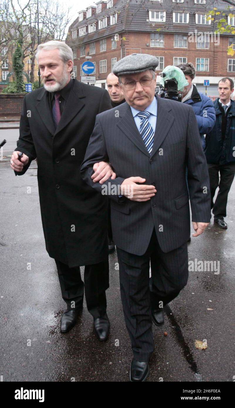 Walter Litvinenko (right), father of former Russian spy Alexander ...